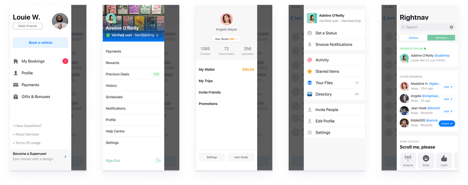 Figma iOS UI kit with 240 mobile app templates