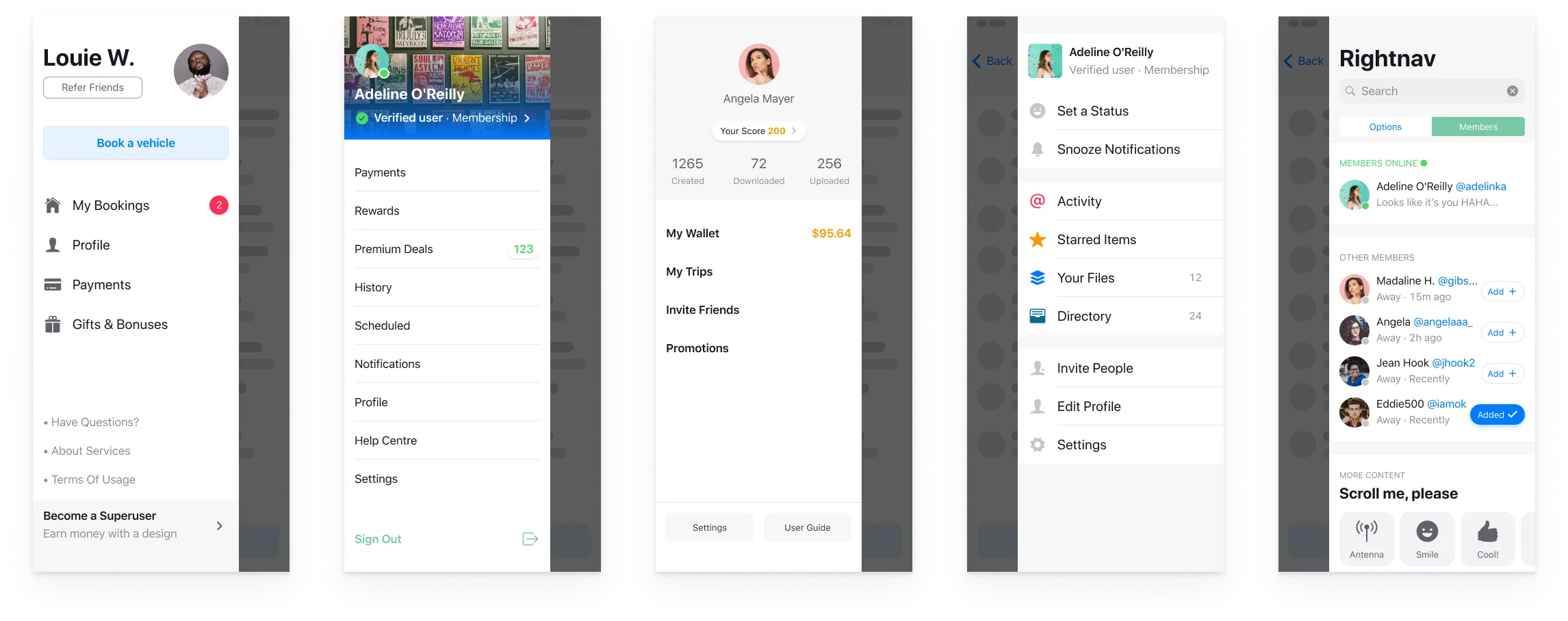 Figma iOS UI kit with 240 mobile app templates