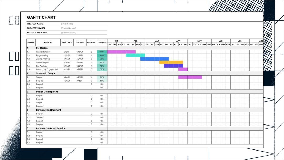 Architecture Project Staffing Plan Template - Monograph