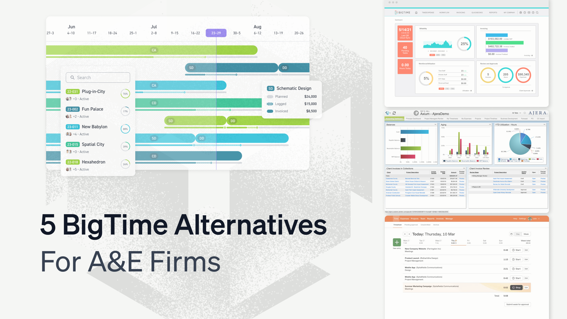 5 BigTime Alternatives for A&E Firms - Monograph