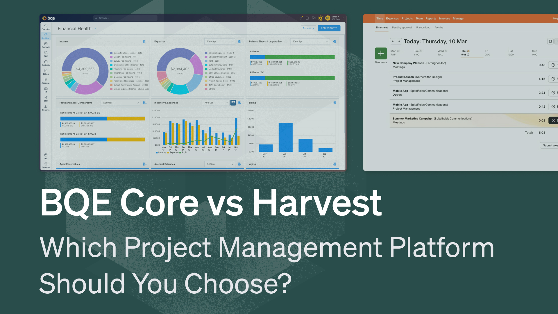 BQE Core vs Harvest - Monograph