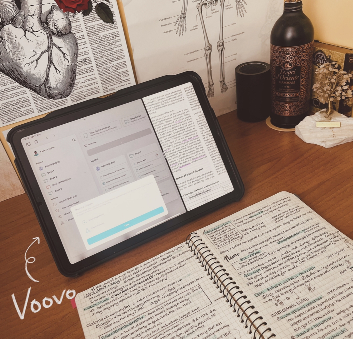 Voovo AI Spaced repetition - Scan images & text to flashcards