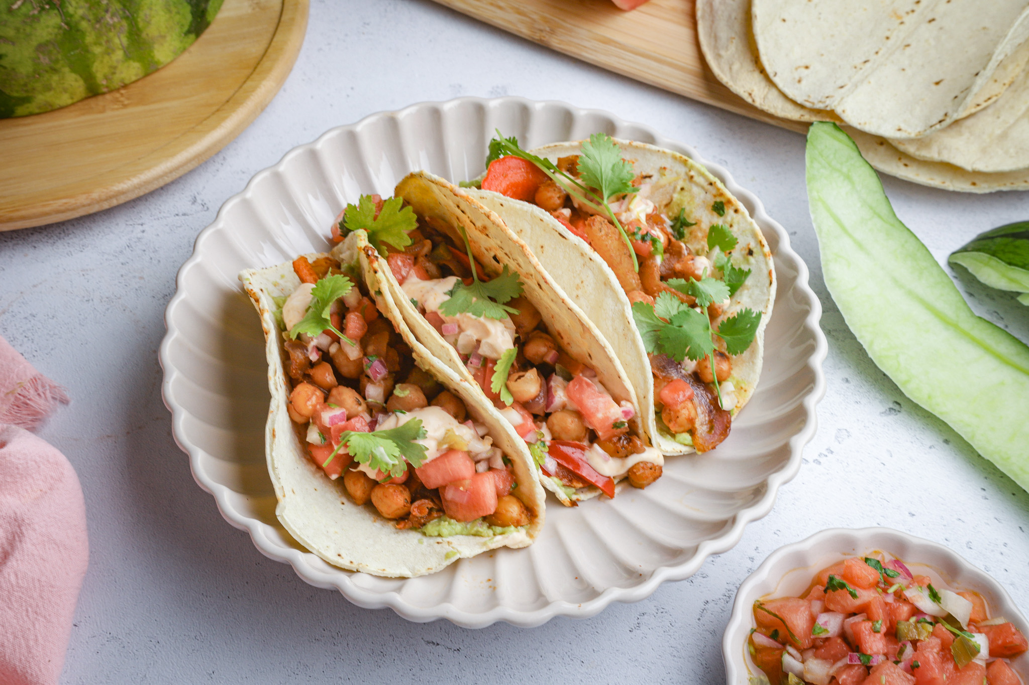 Watermelon Rind Tacos | Recipes | Wonky Box Fruit & Veggie Delivery