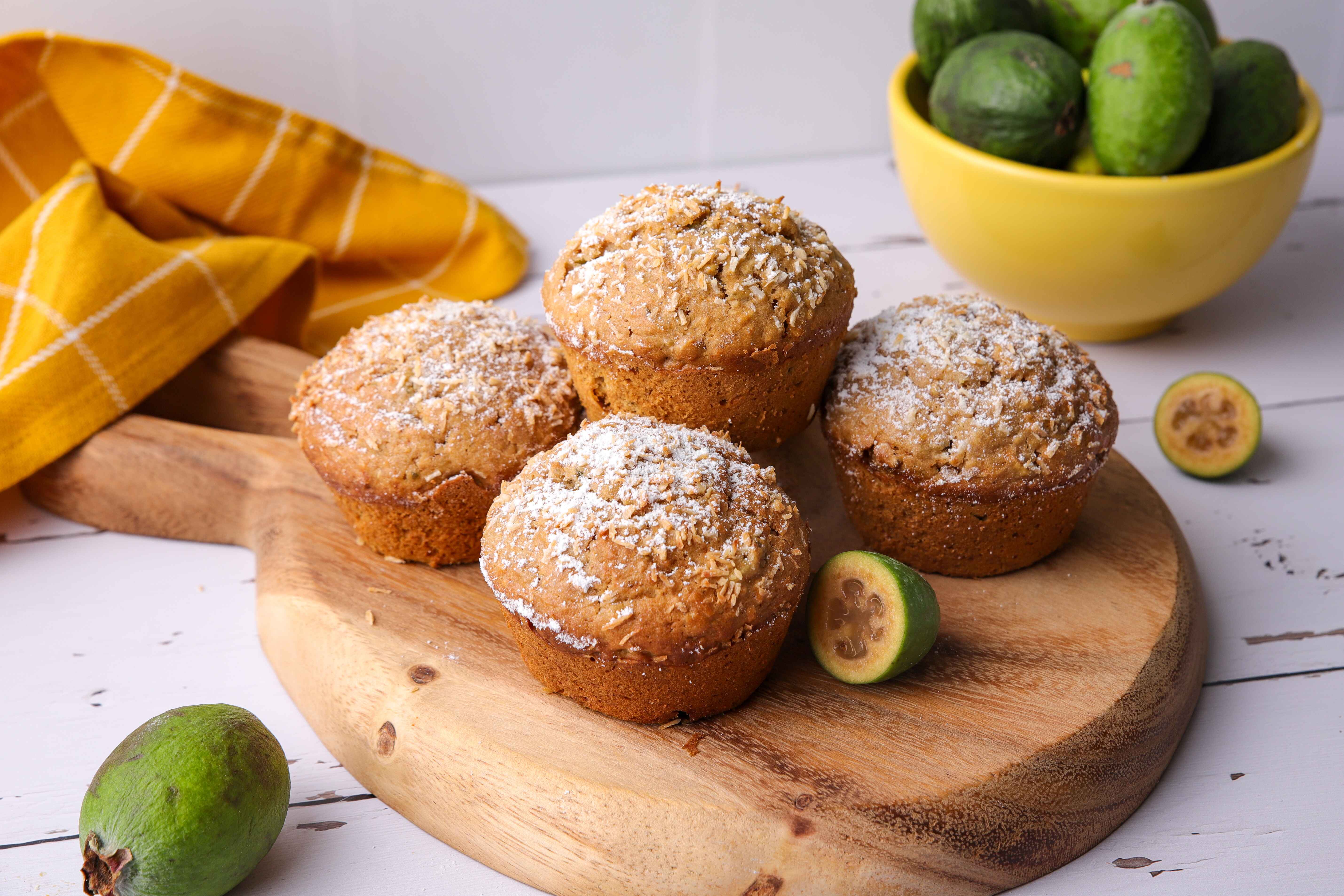 Feijoa Skin Muffins | Wonky Box Recipe