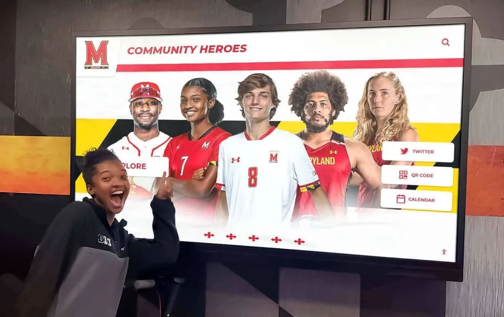 Digital Wall of Fame Touchscreen