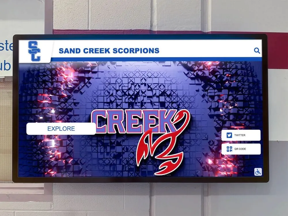 Digital Wall of Fame Touchscreen