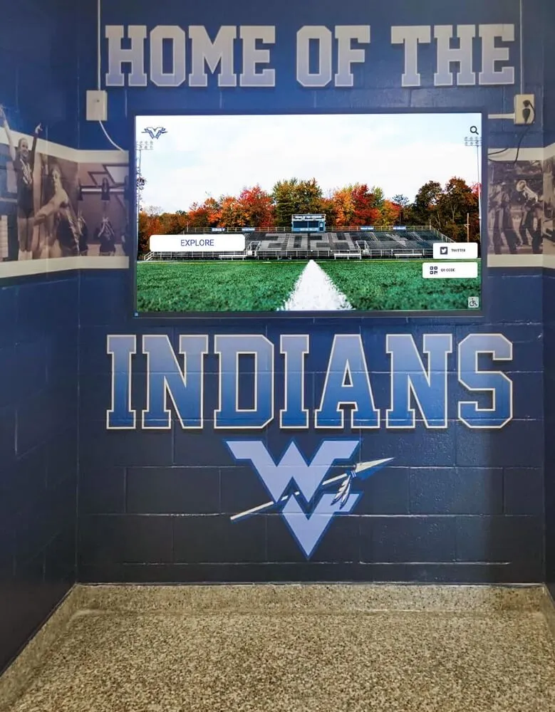 Digital Wall of Fame Touchscreen