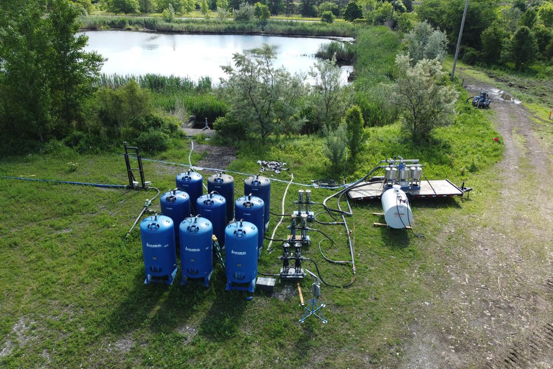 Projects | Surface Dewatering Treatment with Solar Powered Telemetry