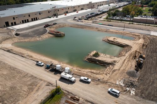 Projects | Dewatering of a Stormwater Detention Basin