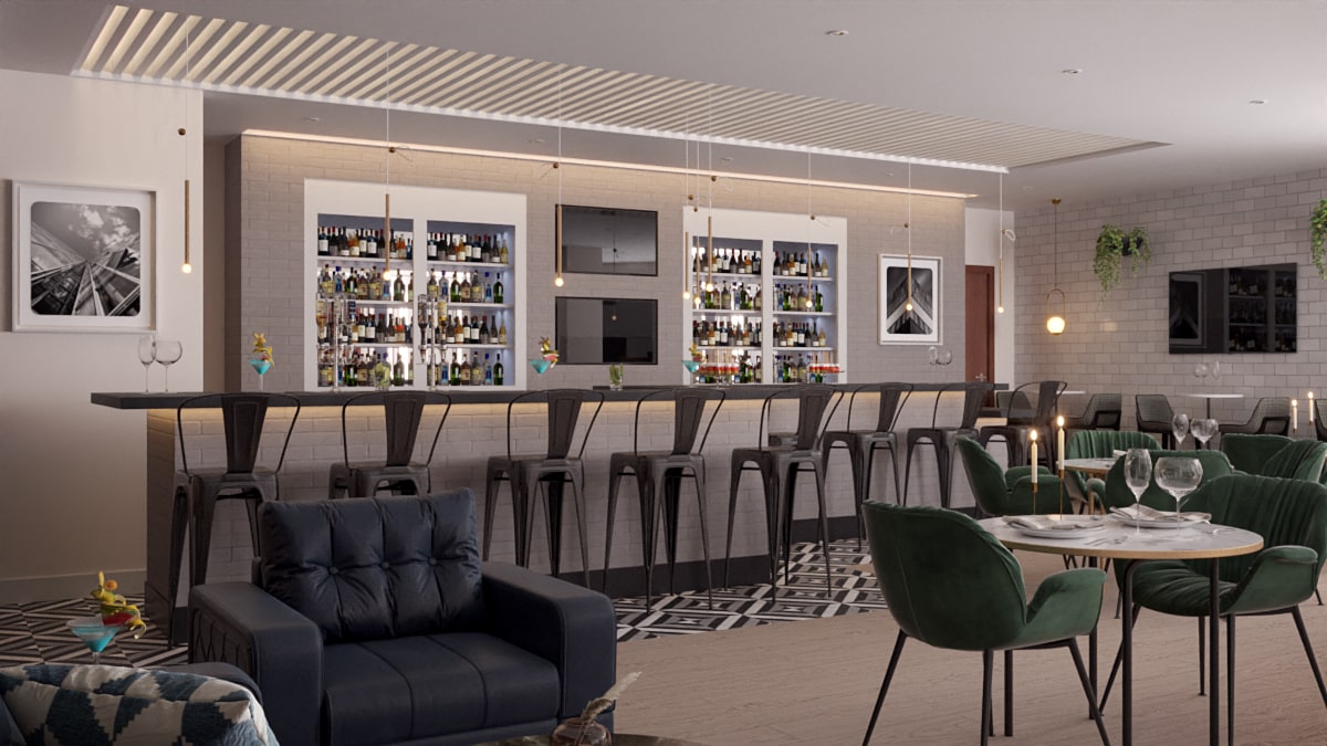 Hyatt Hotel Dining Room | Hardt Studio Interior Design