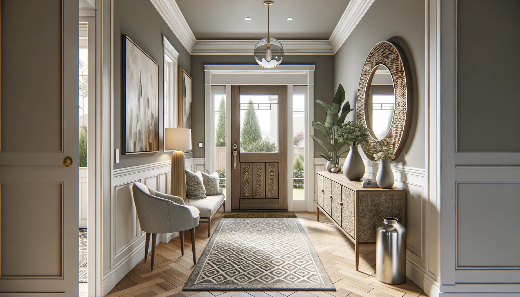 Crafting Elegance in an Empty Hallway - Guide with Step by Step Direction