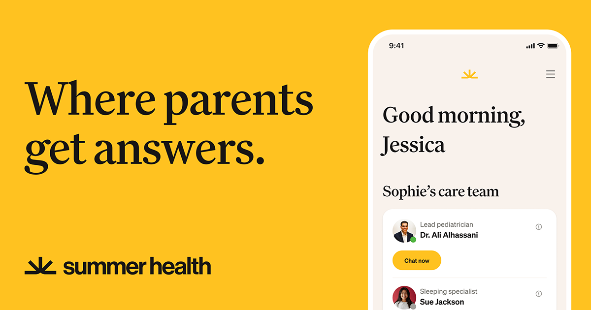 Summer Health - Text Pediatricians in 15 Minutes