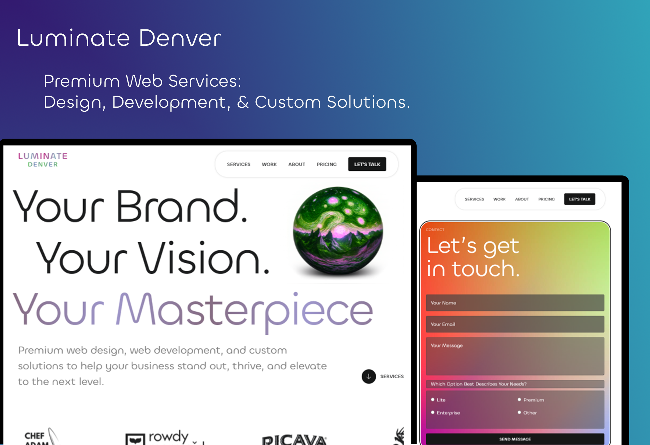 Denver's Premium Web Design | Luminate Denver