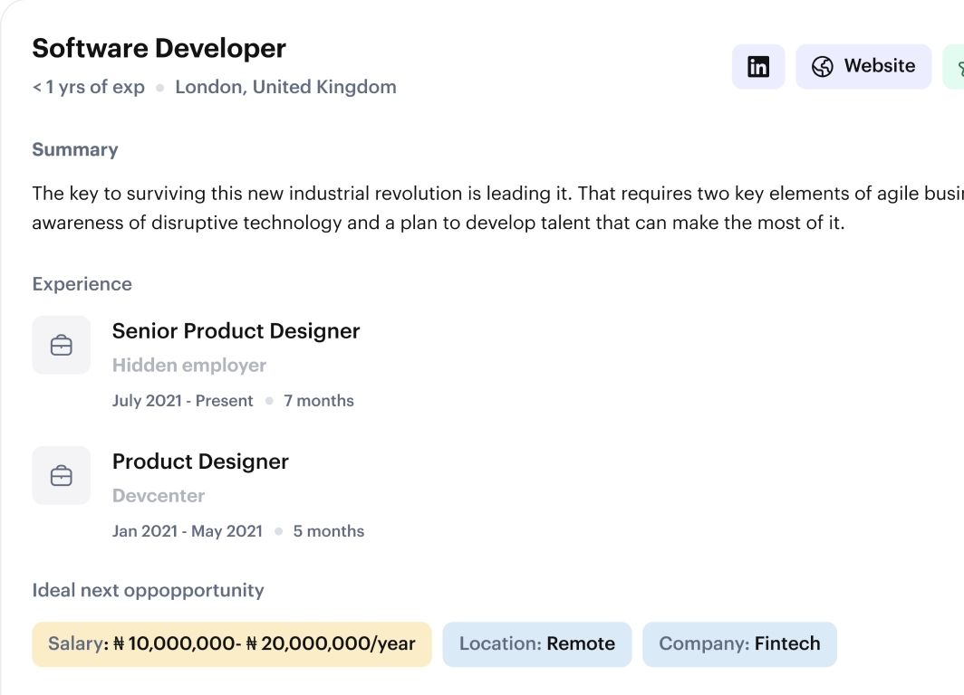 Gigson - African dev talent recruitment & hiring platform