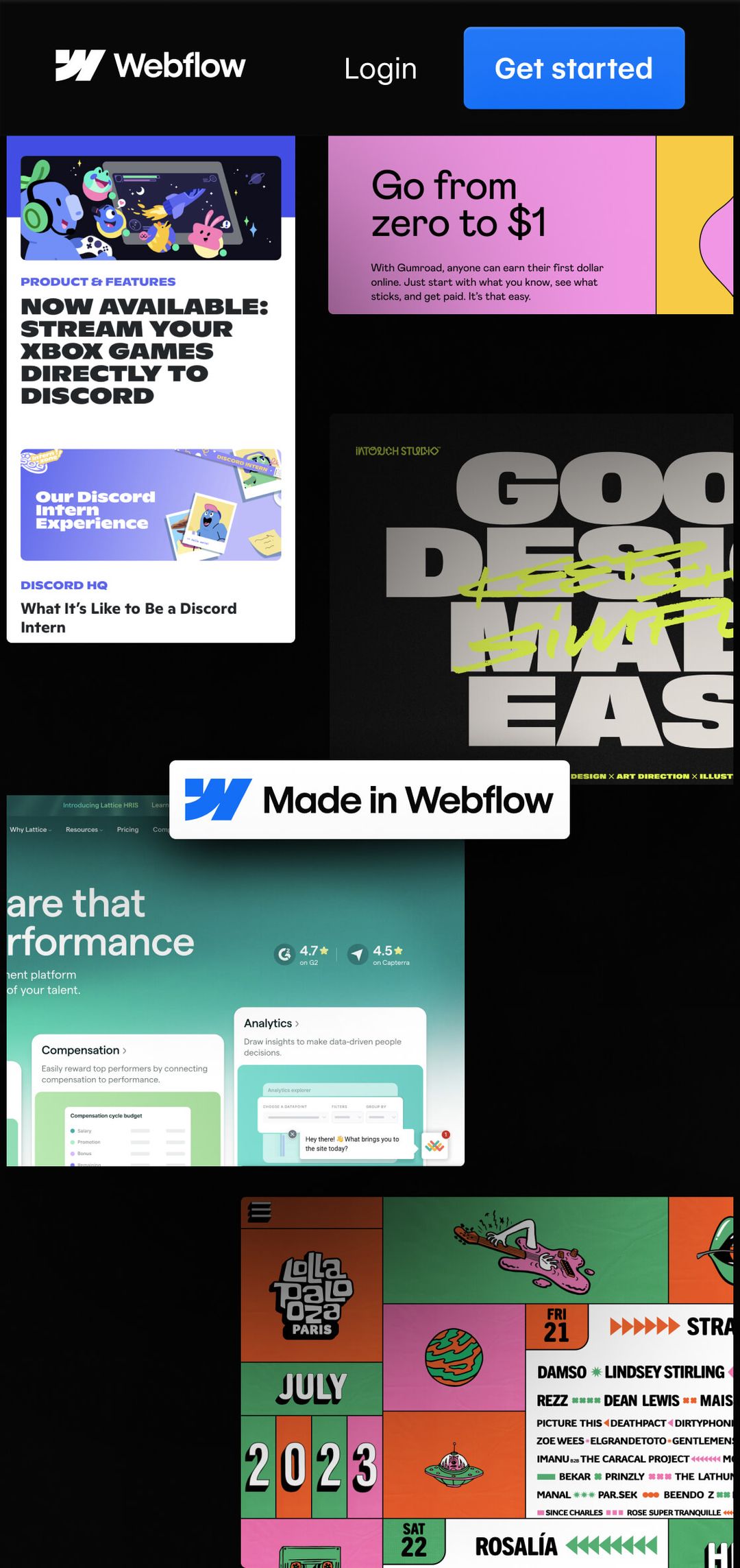Webflow.com, a homepage revamp | OFF+BRAND.