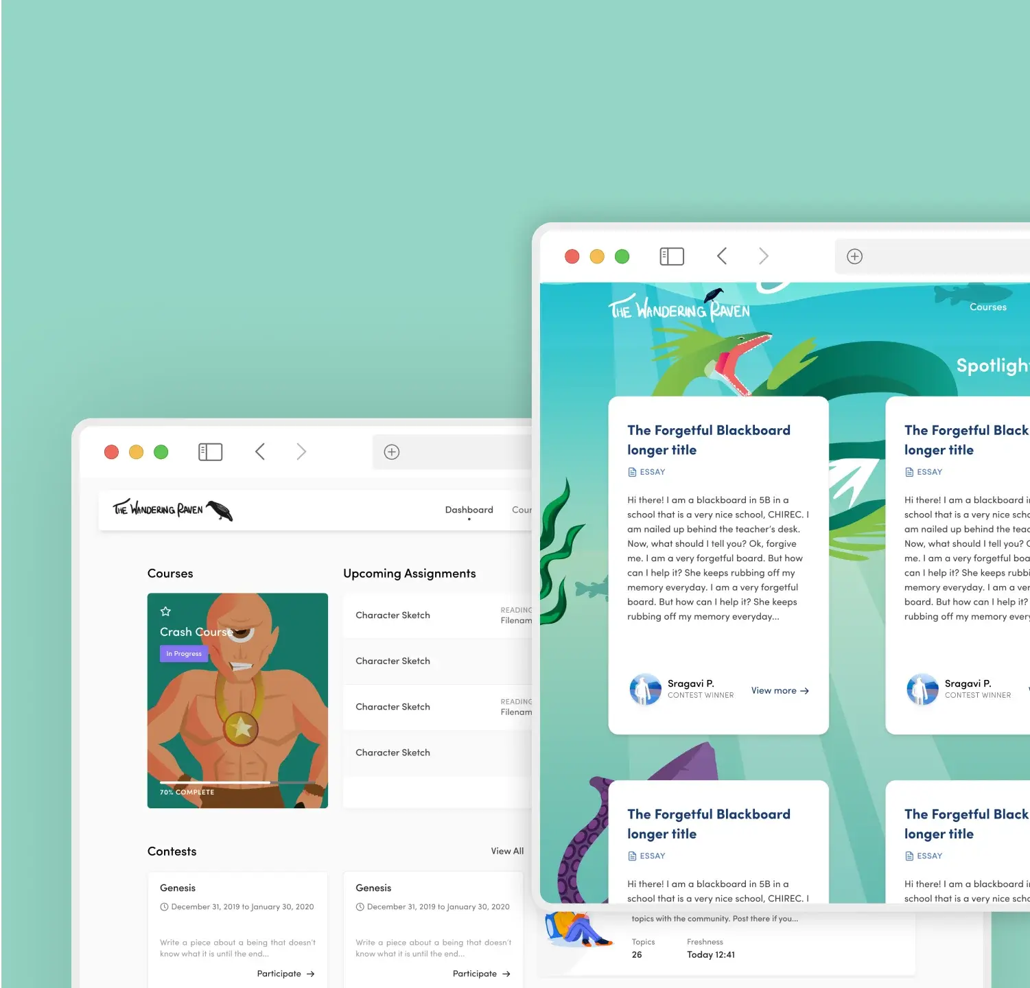 EdTech Platform Redesign: A Case Study on Designing Highly Engaging LMS with Creative Illustrations