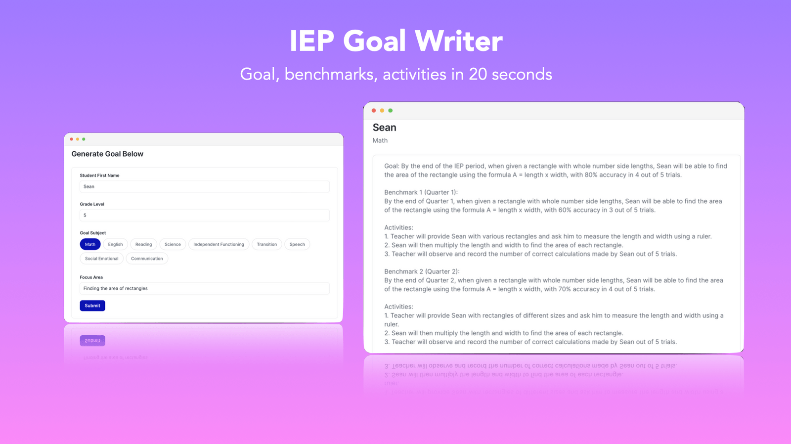 IEP CoPilot: AI-Driven IEP Writing for Goals, BIPs & Interventions