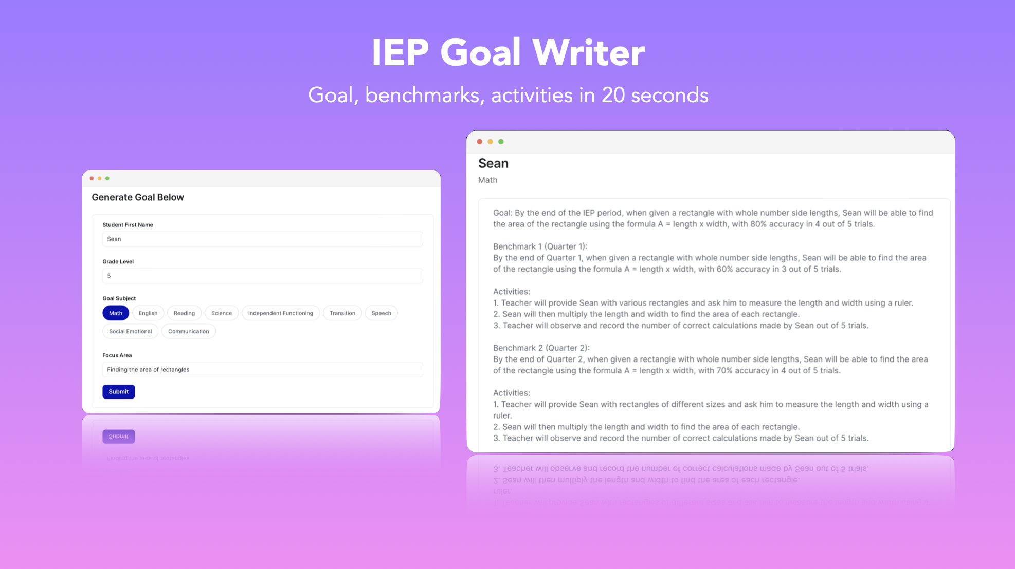 IEP CoPilot: AI-Driven IEP Writing for Goals, BIPs & Interventions