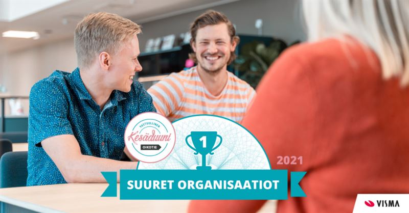 Visma Solutions ensimmäiselle sijalle Vastuullinen Kesäduuni 2021 ...