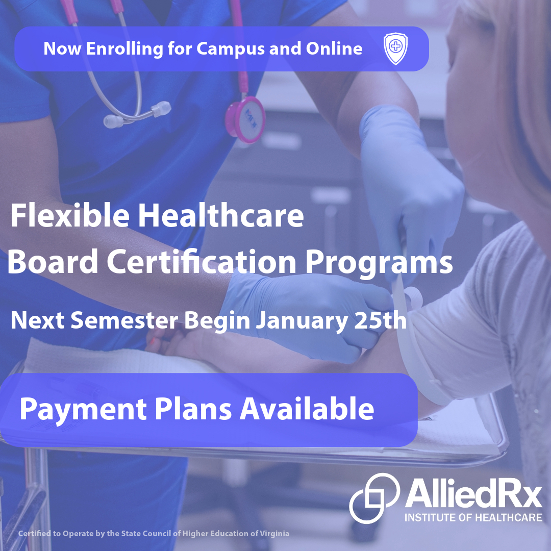 #1 Rated Fully Immersive Phlebotomy, Pharmacy Tech, CCMA, Medical ...