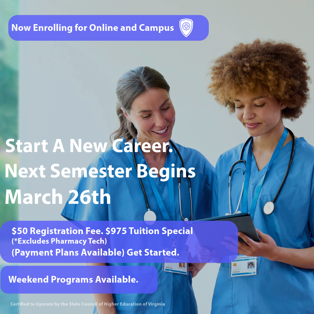 #1 Best Healthcare Campus Courses in Richmond, Virginia- AlliedRx ...
