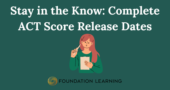 ACT Scores Release Dates in 2024: A Complete List