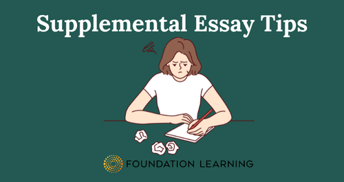 How to Write a Supplemental Essay