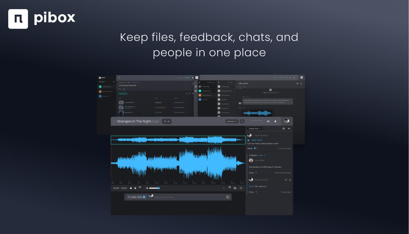 Pibox: All-in-one Audio Collaboration Platform