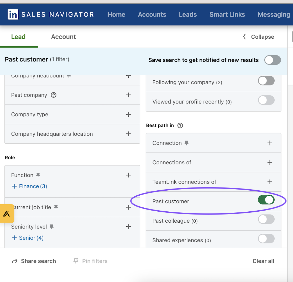How to Use LinkedIn SalesNav to Track Champion Change with Salesforce ...