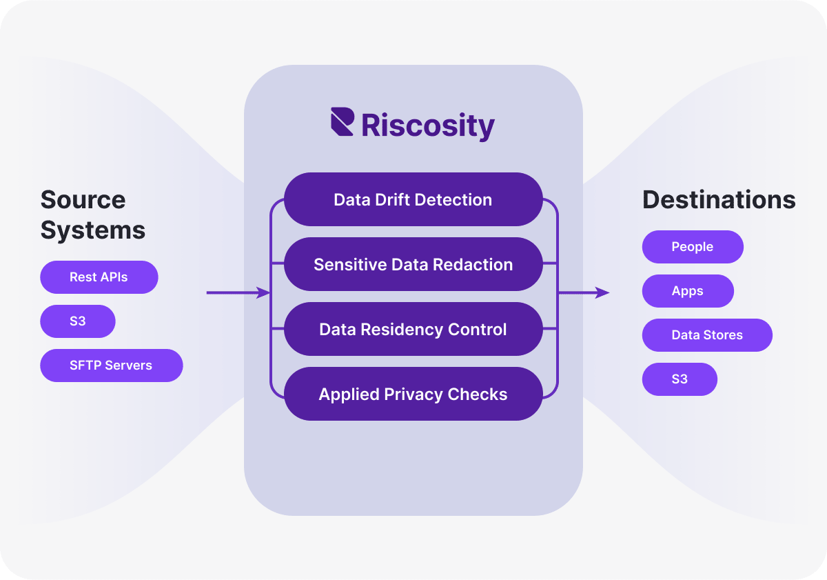 Protect data flows to third parties | Riscosity