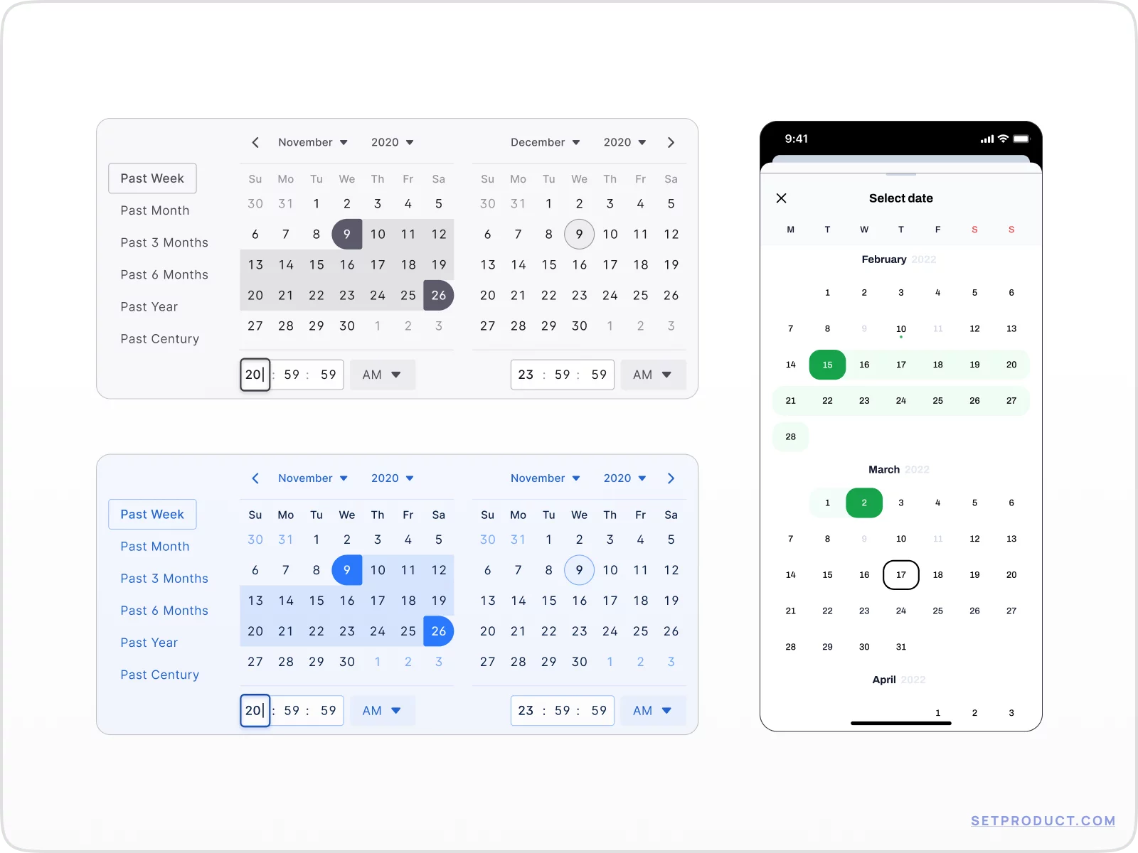 Best Practices & Inspiration for Date Picker UI Design