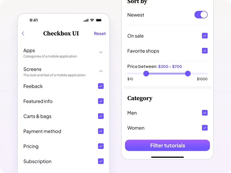 Checkbox Ui Design Anatomy Ux Tips And Inspiring Use Cases
