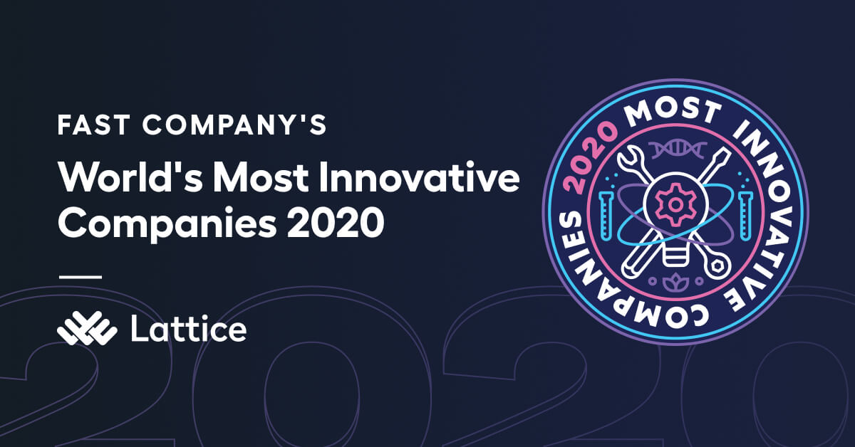 Lattice Named to Fast Company Most Innovative Companies List | Lattice