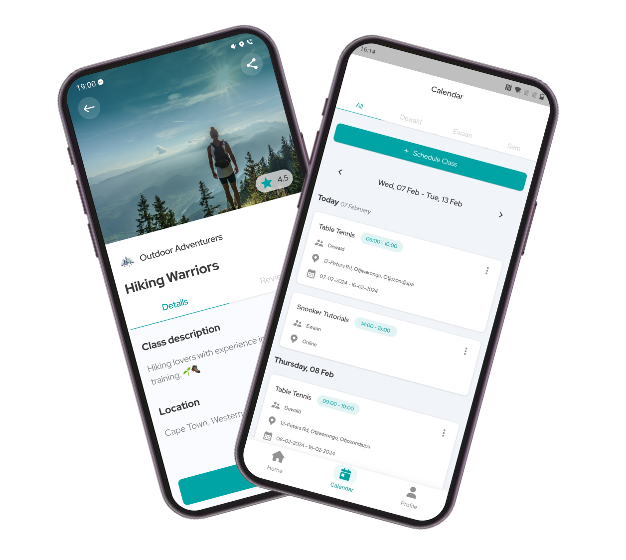 LaunchOut Flutterflow Class Booking & Scheduling App