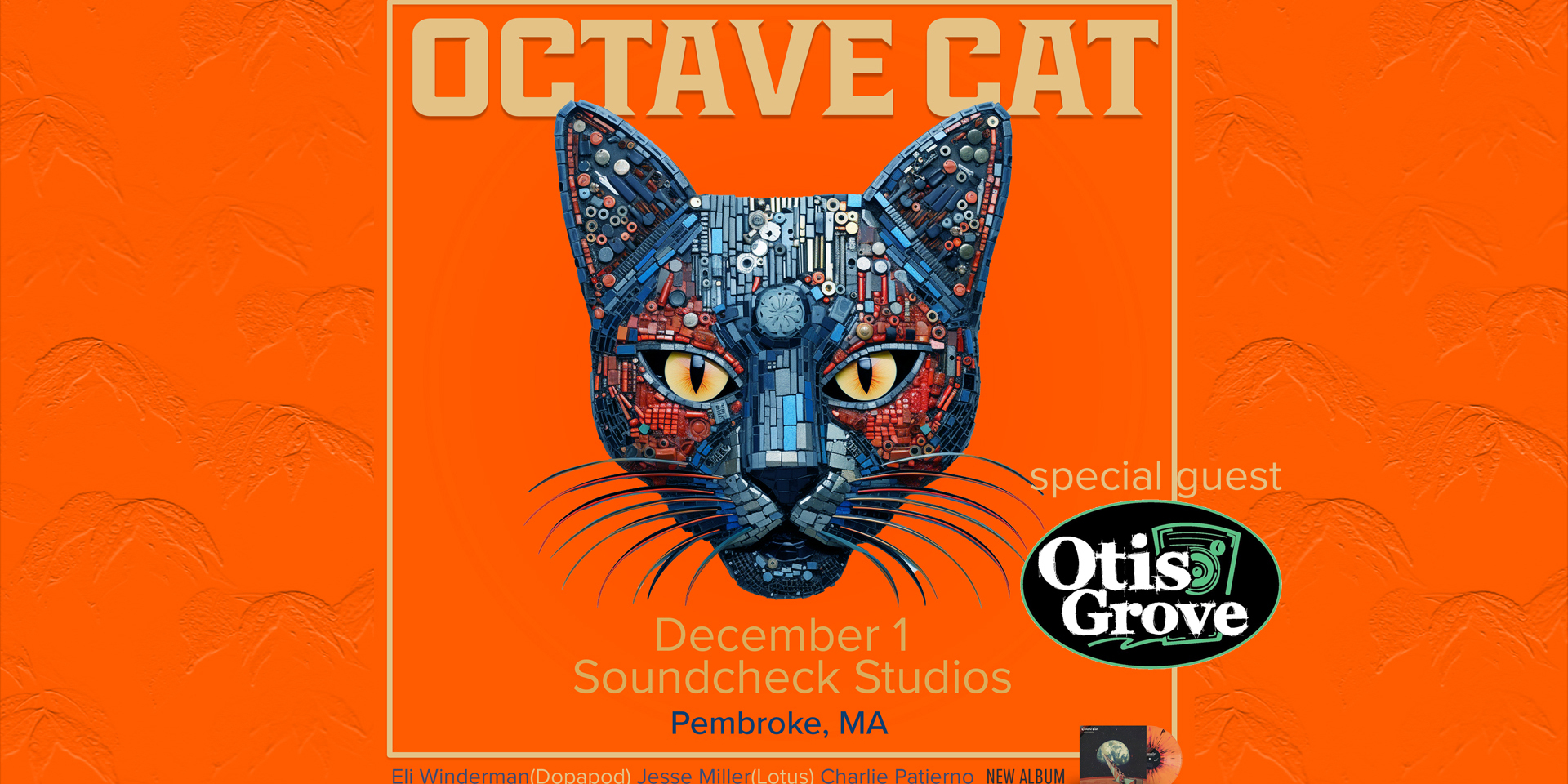 Octave Cat with Otis Grove at Soundcheck Studios, Dec 01, 2023