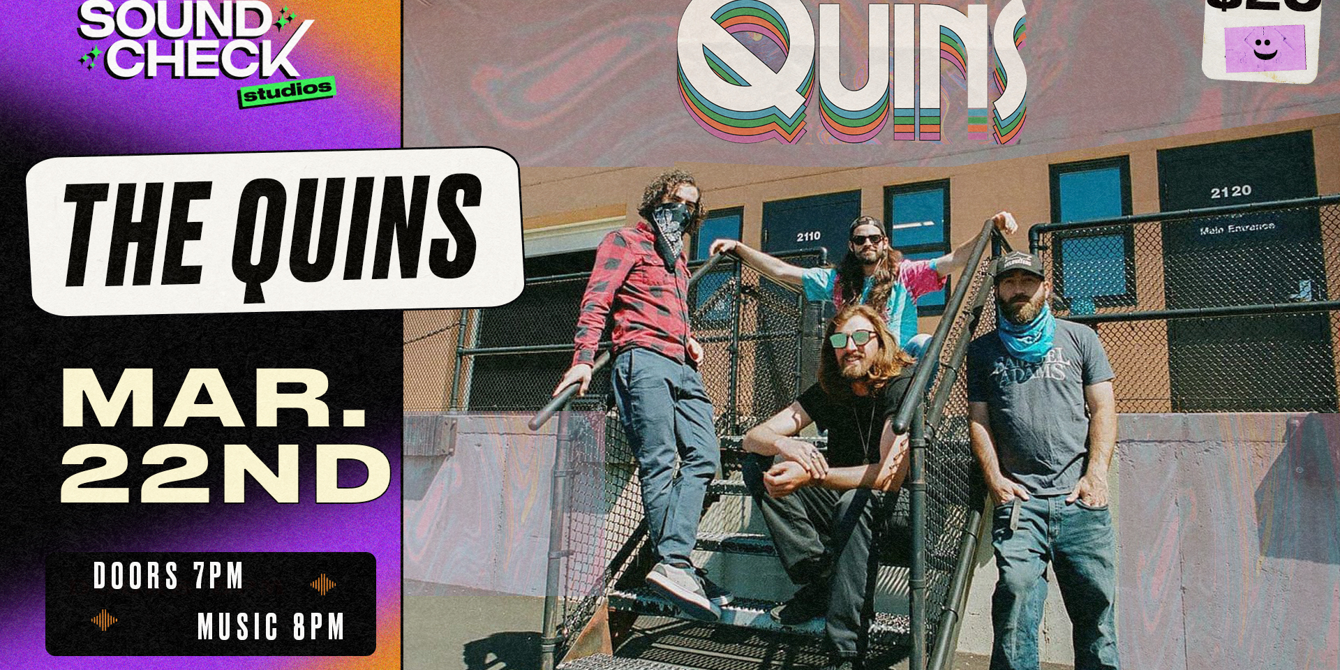 The Quins w/ Mini Yellow Witches + Chase Stebbins and The Only Known at ...