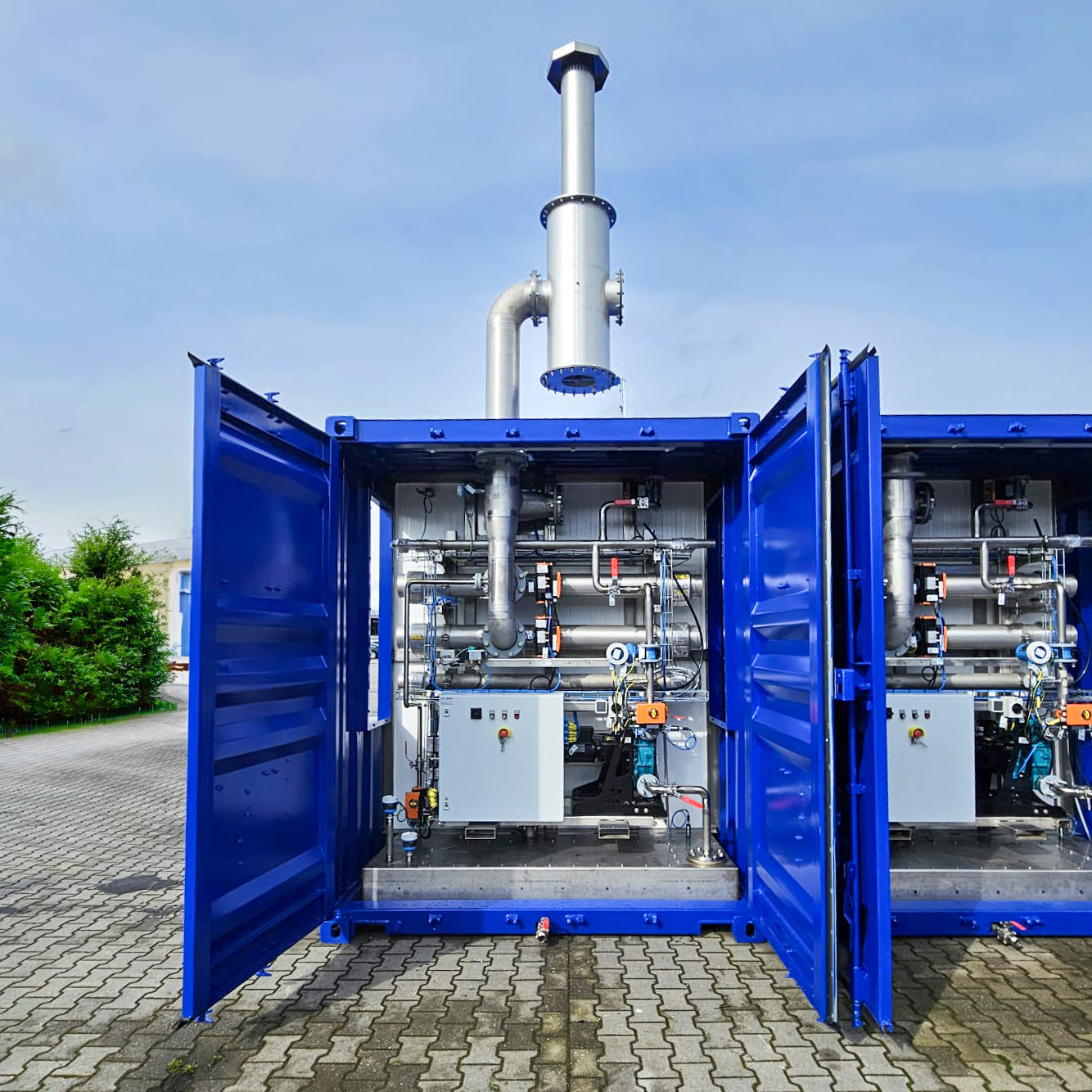 Transportable Biogas Unit