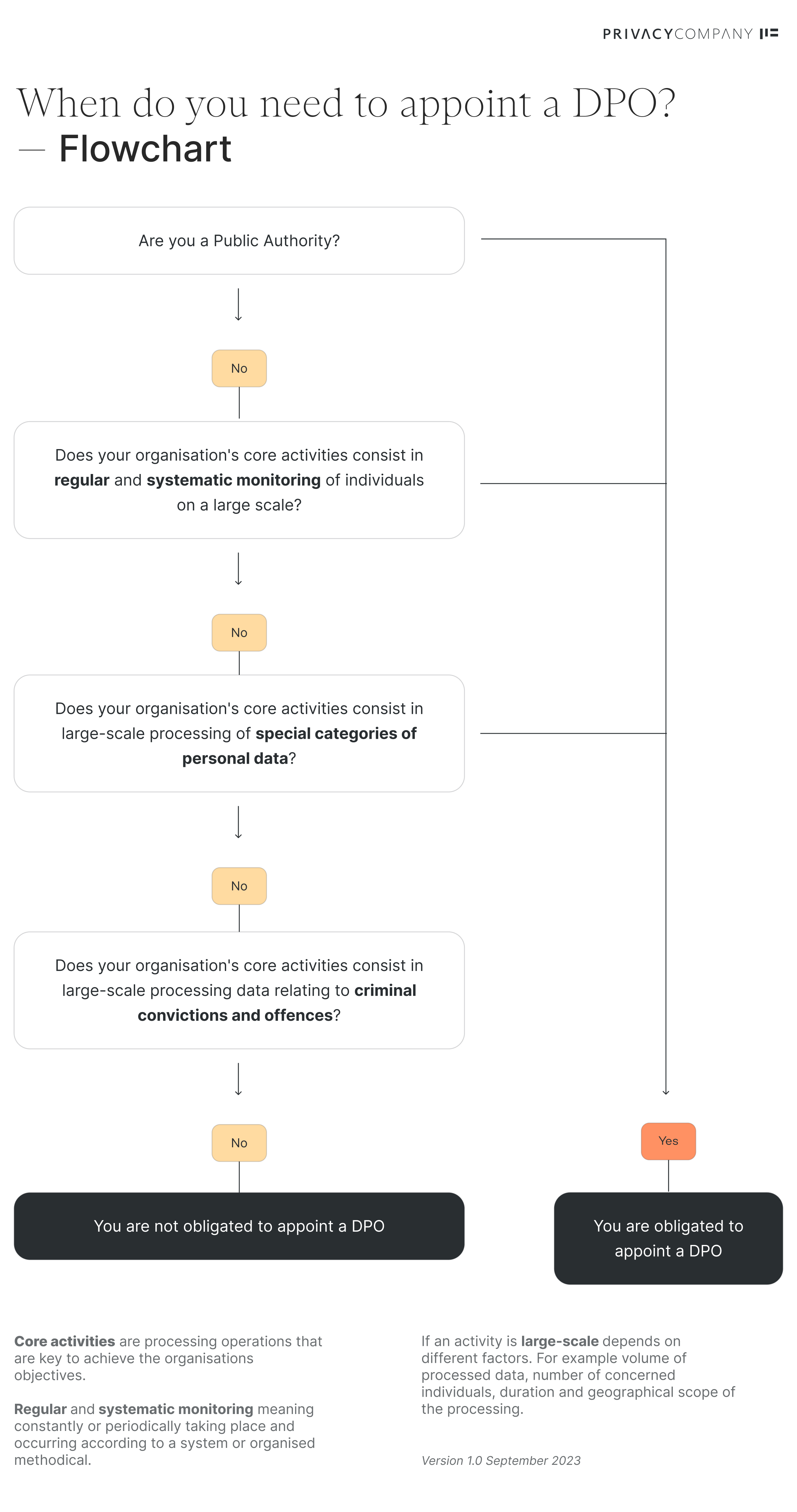 When do you need to appoint a Data Protection Officer? - Flowchart ...