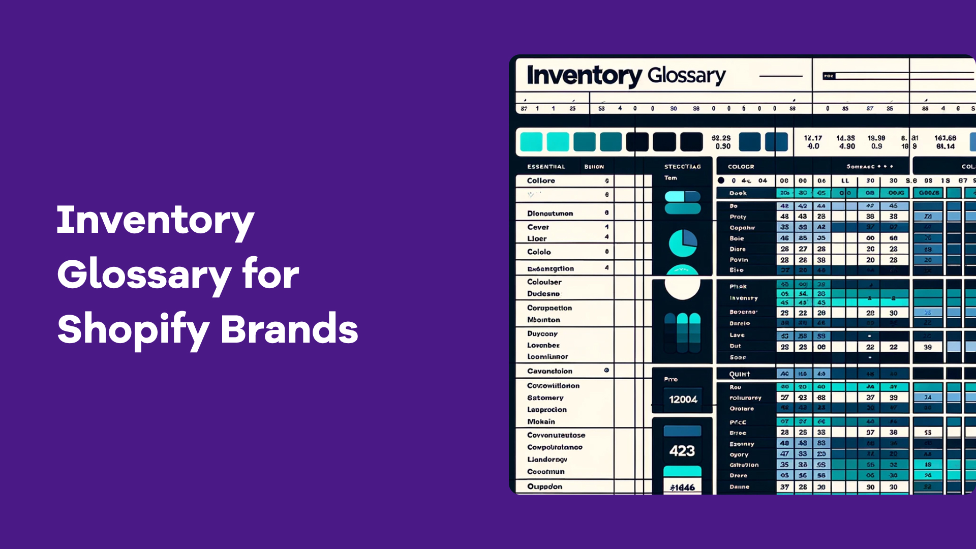 Inventory Glossary for Modern Shopify D2C Brands
