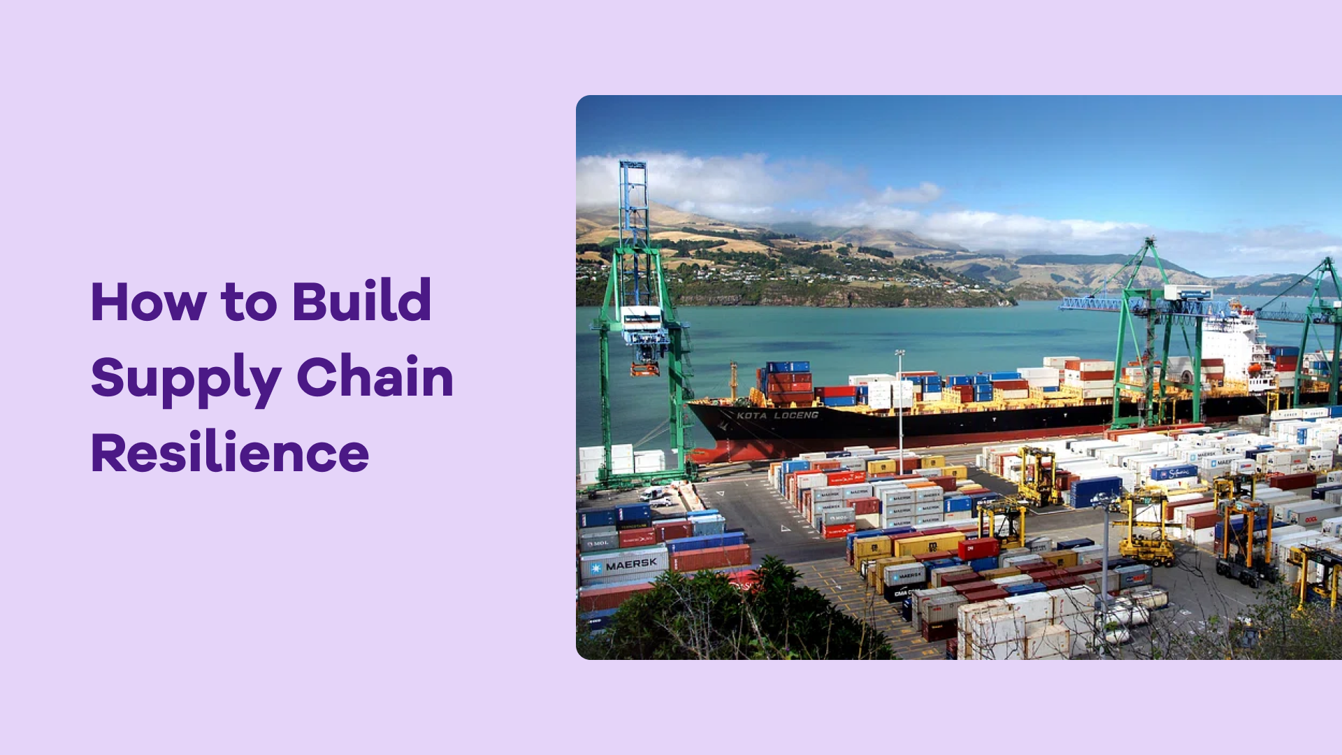 How to Build Supply Chain Resilience For Future