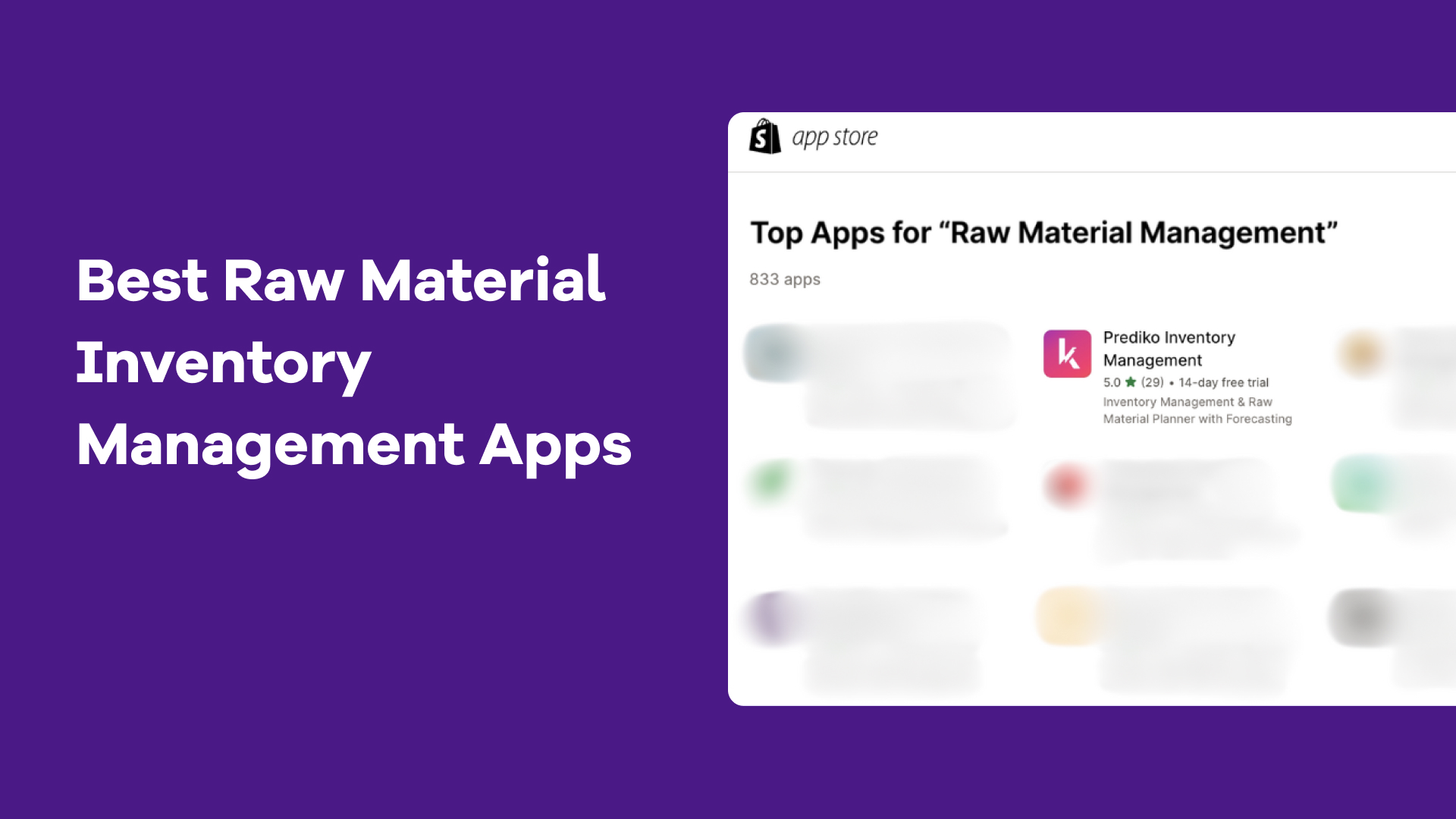 Best Raw Materials Inventory Apps for Shopify in 2024