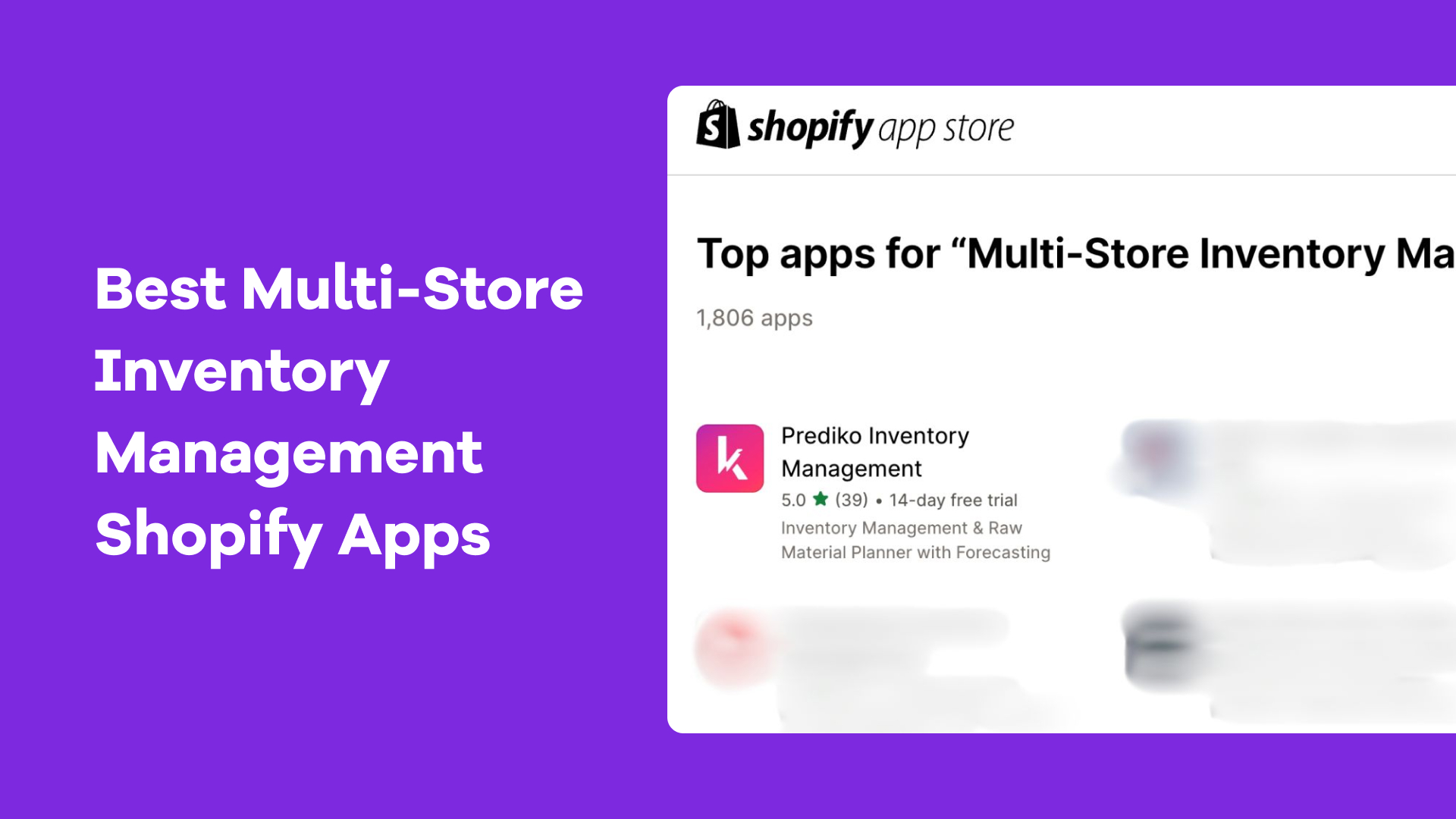 List of the top multi-store Shopify Inventory Management Apps