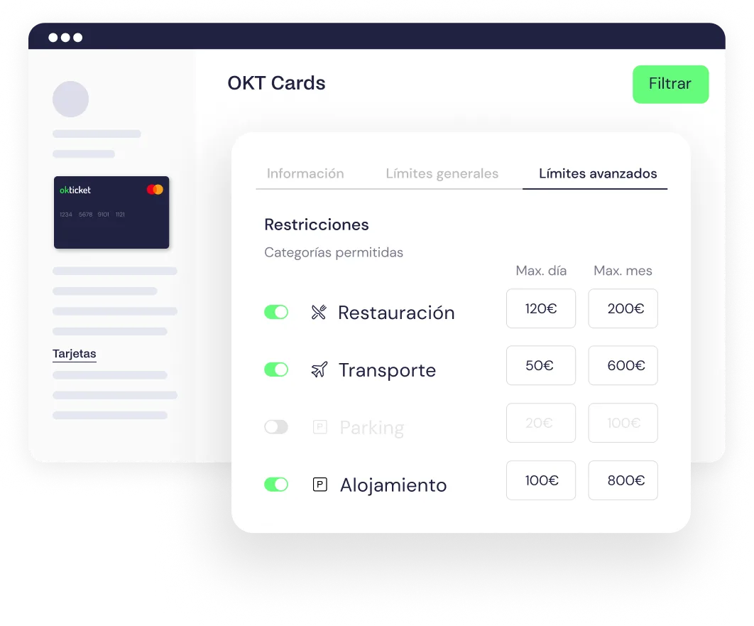 Okticket- Gestión de viáticos