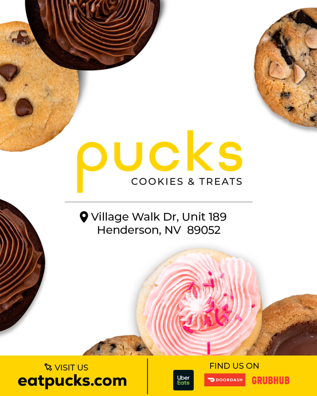 A Slapshot of Happiness to the Face | Pucks Cookies & Treats