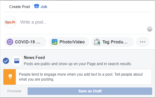 Facebook Draft Post – How To Create One? A Short Guide