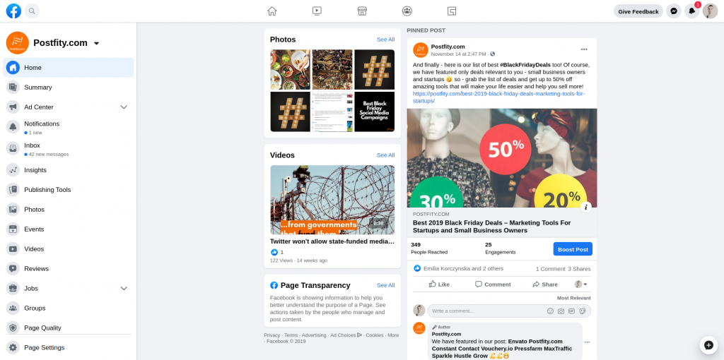 New facebook interface cleaner look