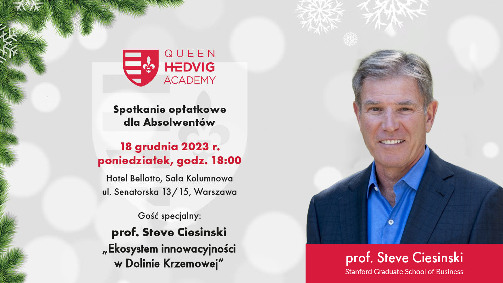 Spotkanie opłatkowe dla Absolwentów