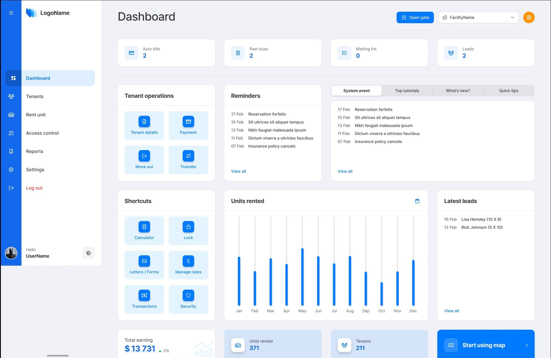 Sentinel Systems: Self Storage Management Software