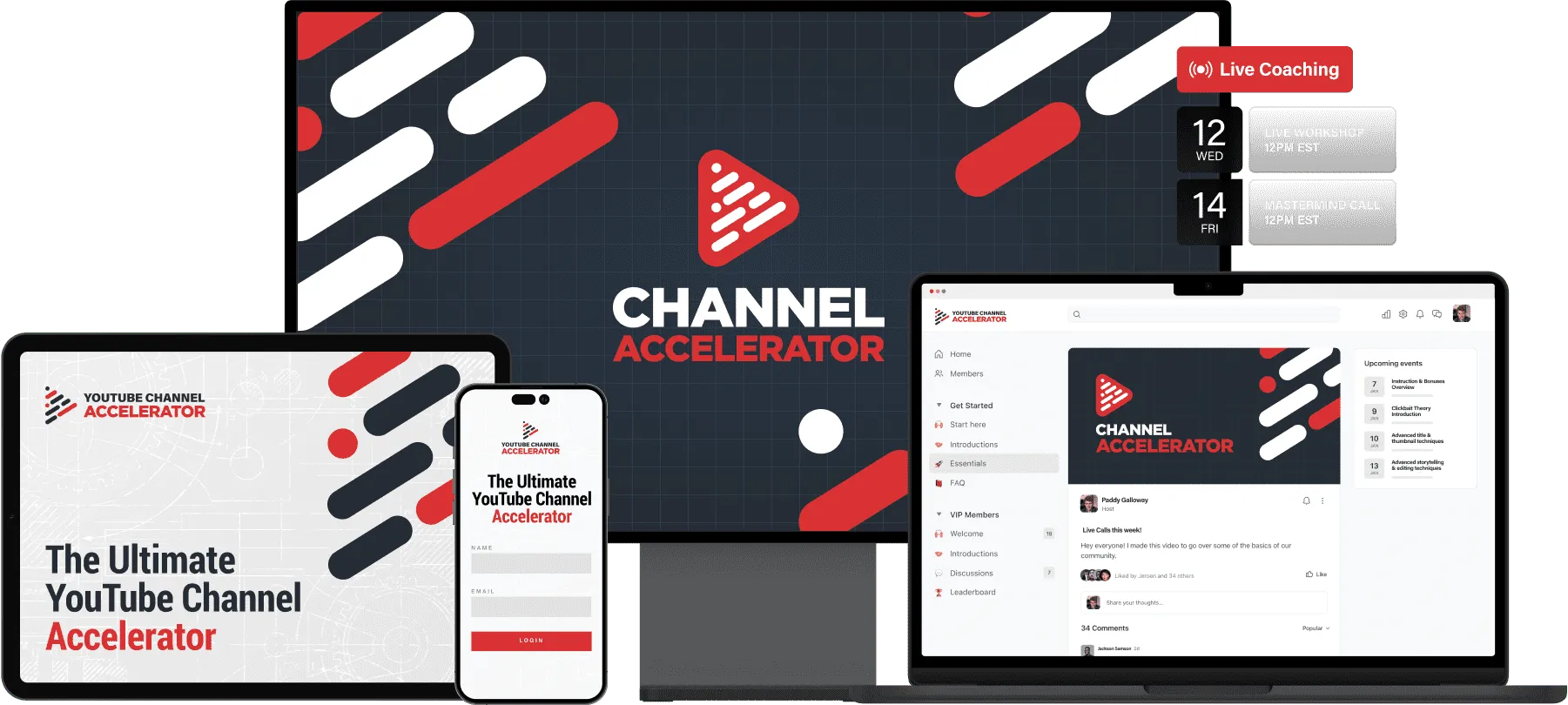 YouTube Channel Accelerator by Paddy Galloway