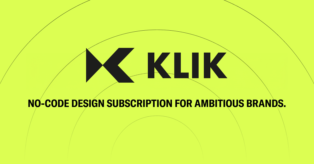 No-code Design & Webflow Subscription — KLIK AGENCY